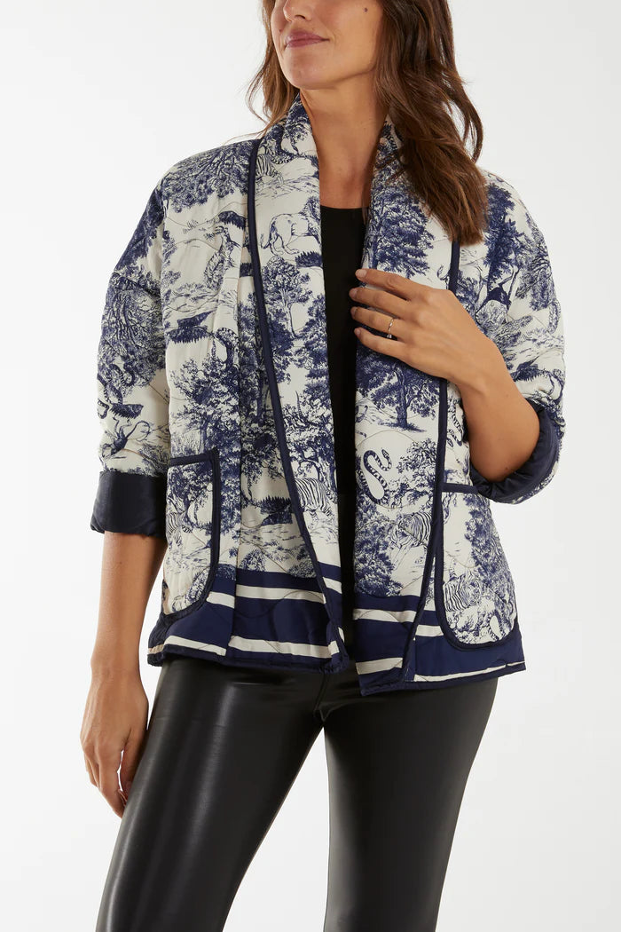 Maria Tuile Du Jouy Quilted Jacket – Etton Taylor Clothing